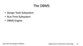 Database system structure | PPTX | Databases | Computer Software and ...