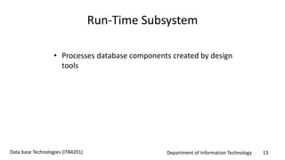 Database system structure | PPTX | Databases | Computer Software and Applications