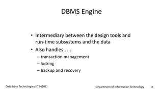 Database system structure | PPTX | Databases | Computer Software and ...