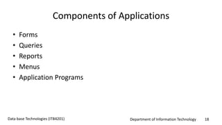 Database system structure | PPTX | Databases | Computer Software and ...