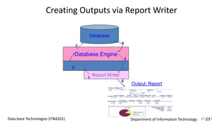 Database system structure | PPTX | Databases | Computer Software and Applications