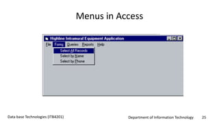 Database system structure | PPTX | Databases | Computer Software and ...