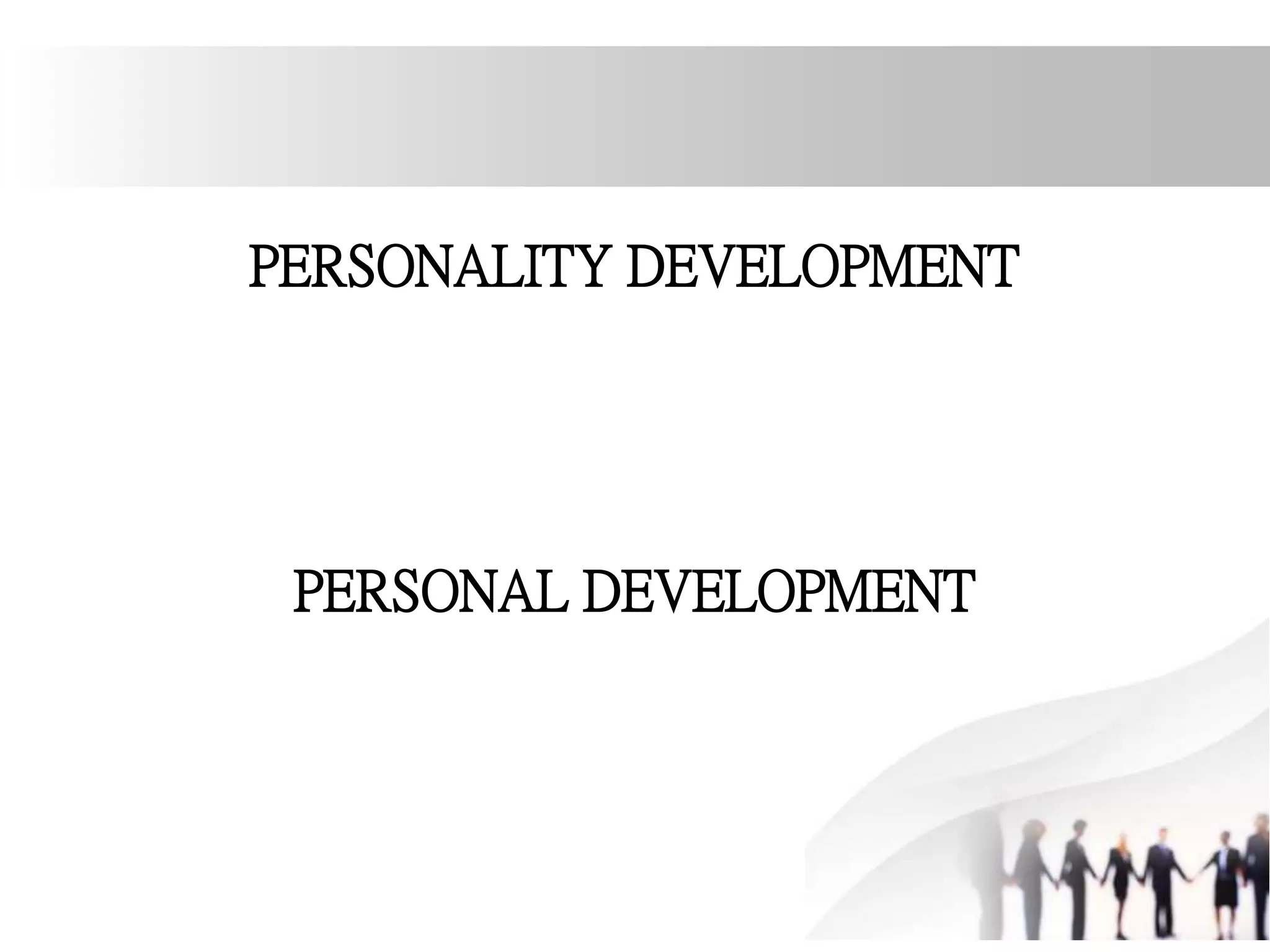 1. introduction to personal development | PPT