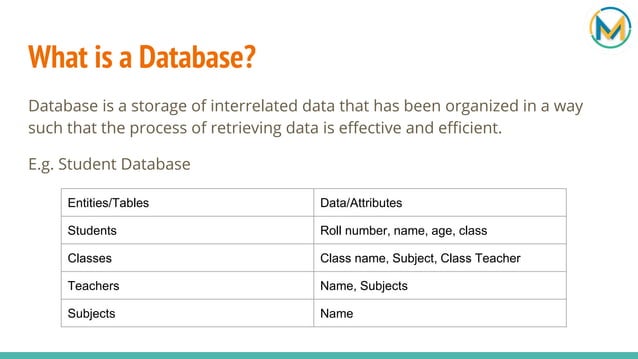Introduction to DBMS | PPTX | Databases | Computer Software and ...