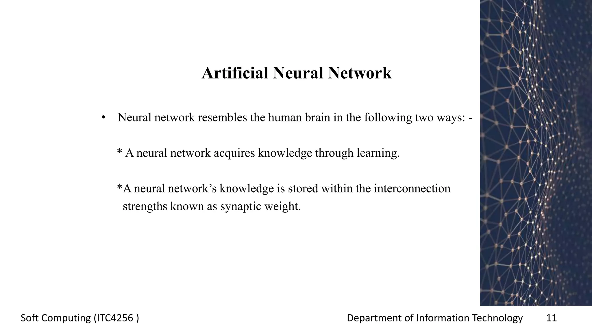 Introduction To Artificial Neural Network Pptx Computer Networking