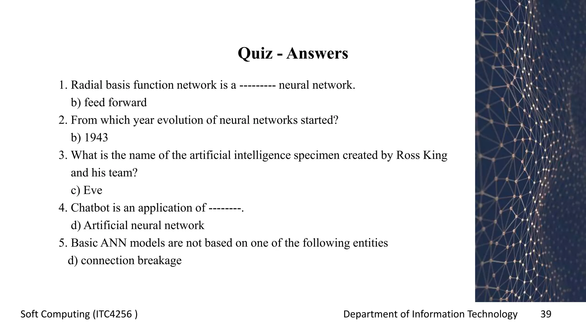 Introduction to artificial neural network | PPTX