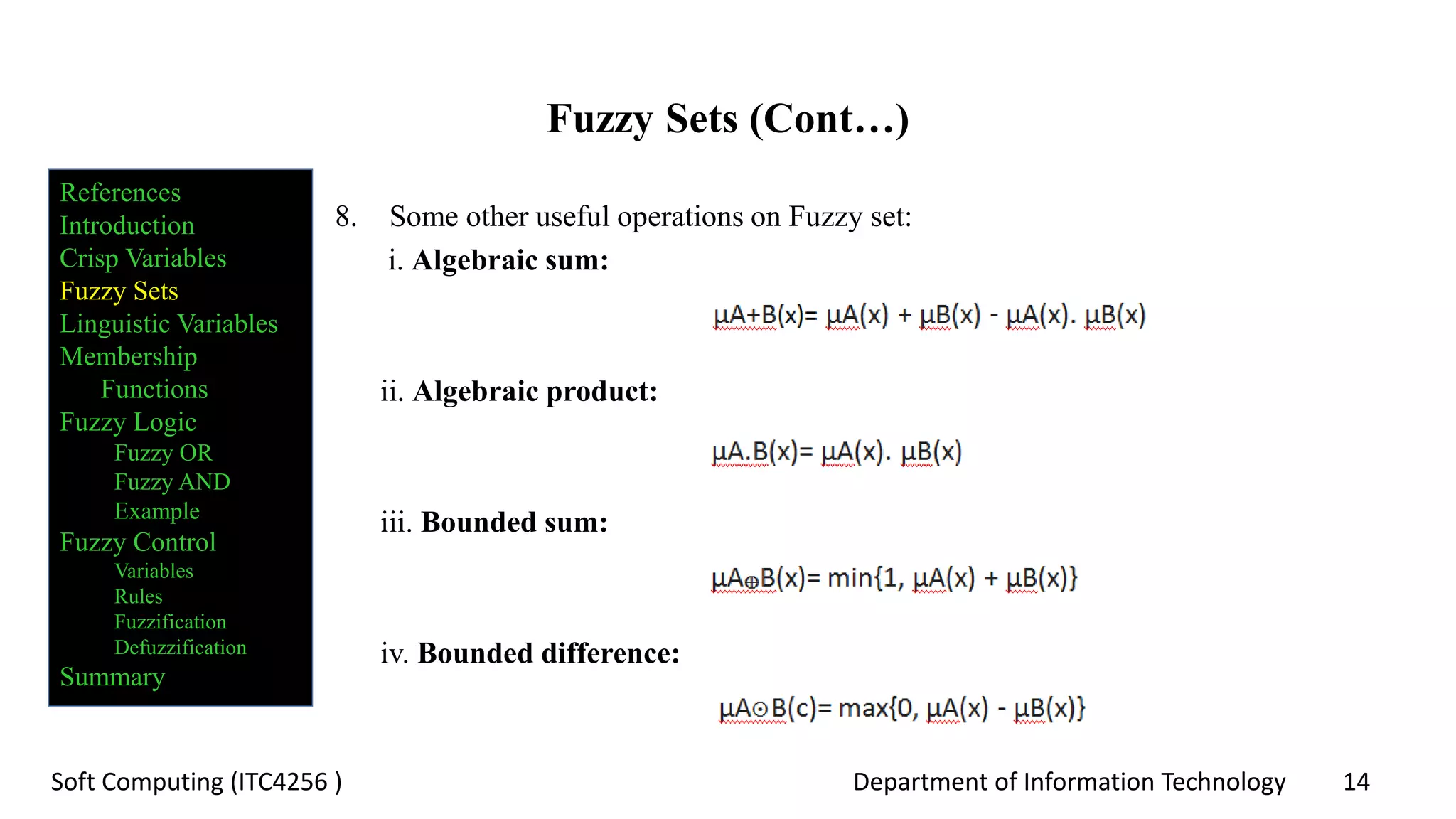 Introduction to fuzzy logic | PPTX