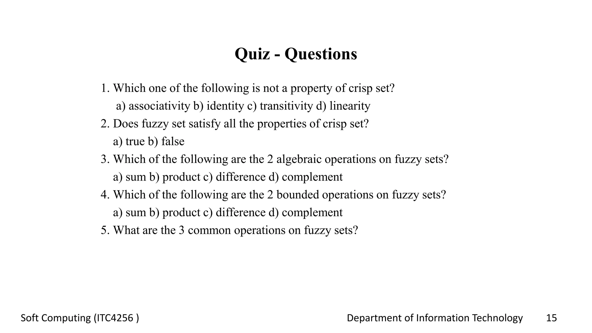 Introduction To Fuzzy Logic Pptx Programming Languages Computing