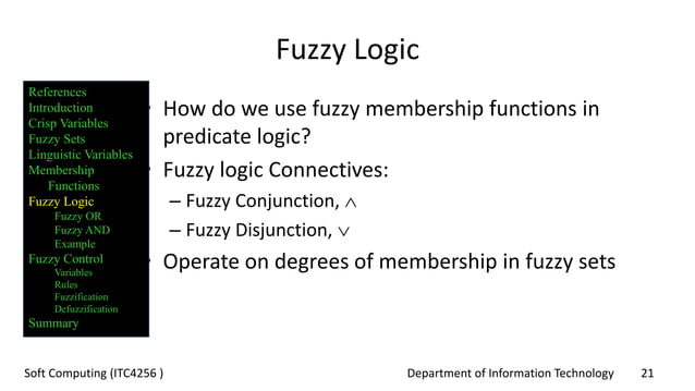 Introduction to fuzzy logic | PPTX | Programming Languages | Computing