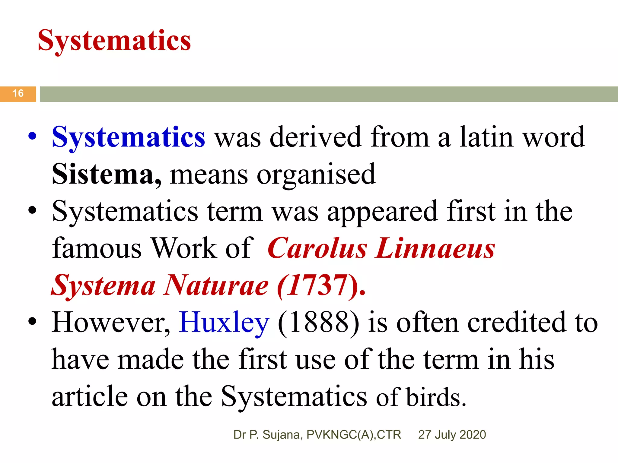 1.unit lesson 1- Introduction to plant taxonomy | PPTX