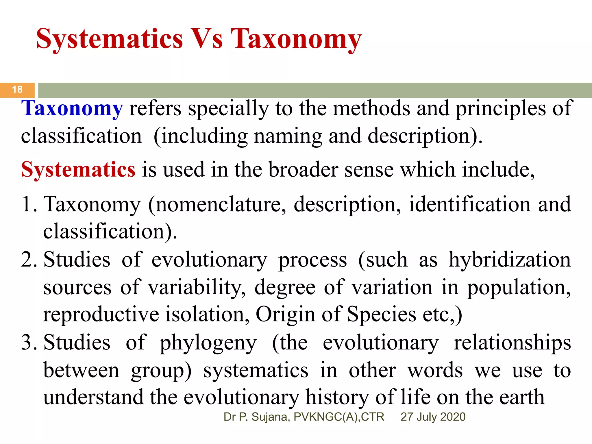1.unit lesson 1- Introduction to plant taxonomy | PPTX