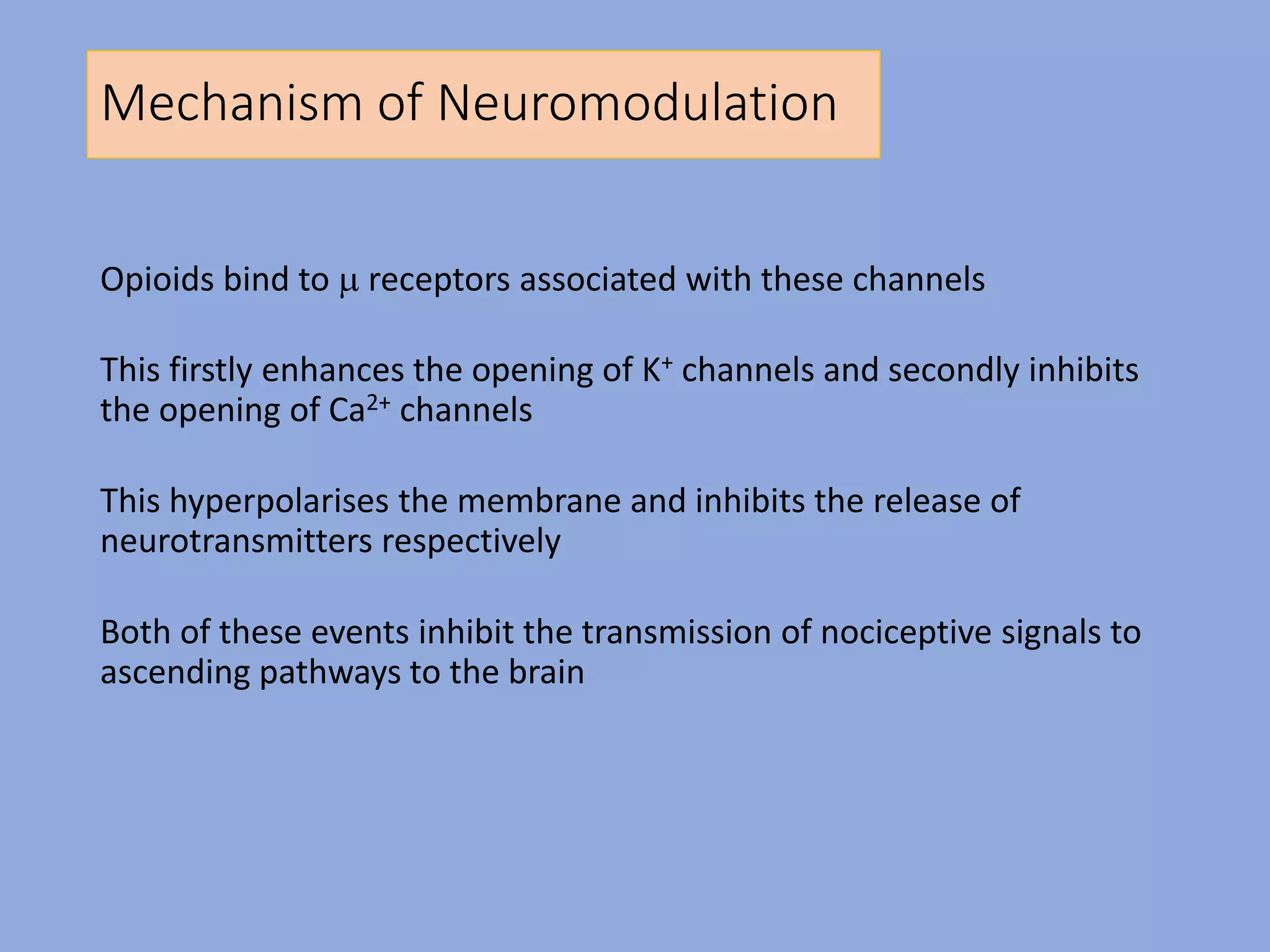 Opioid analgesics or drugs used in opioids | PPT