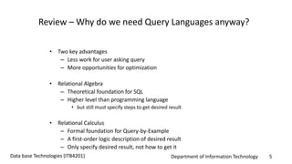 Relational Calculus | PPTX