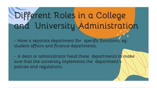 1. administration in education | PPT