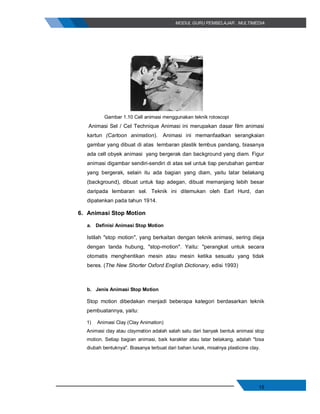 1. mengidentifikasi teknik animasi | PDF