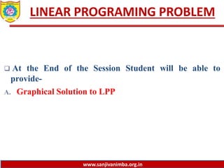 1.9 ds case 3 graphical solution to lpp | PPT