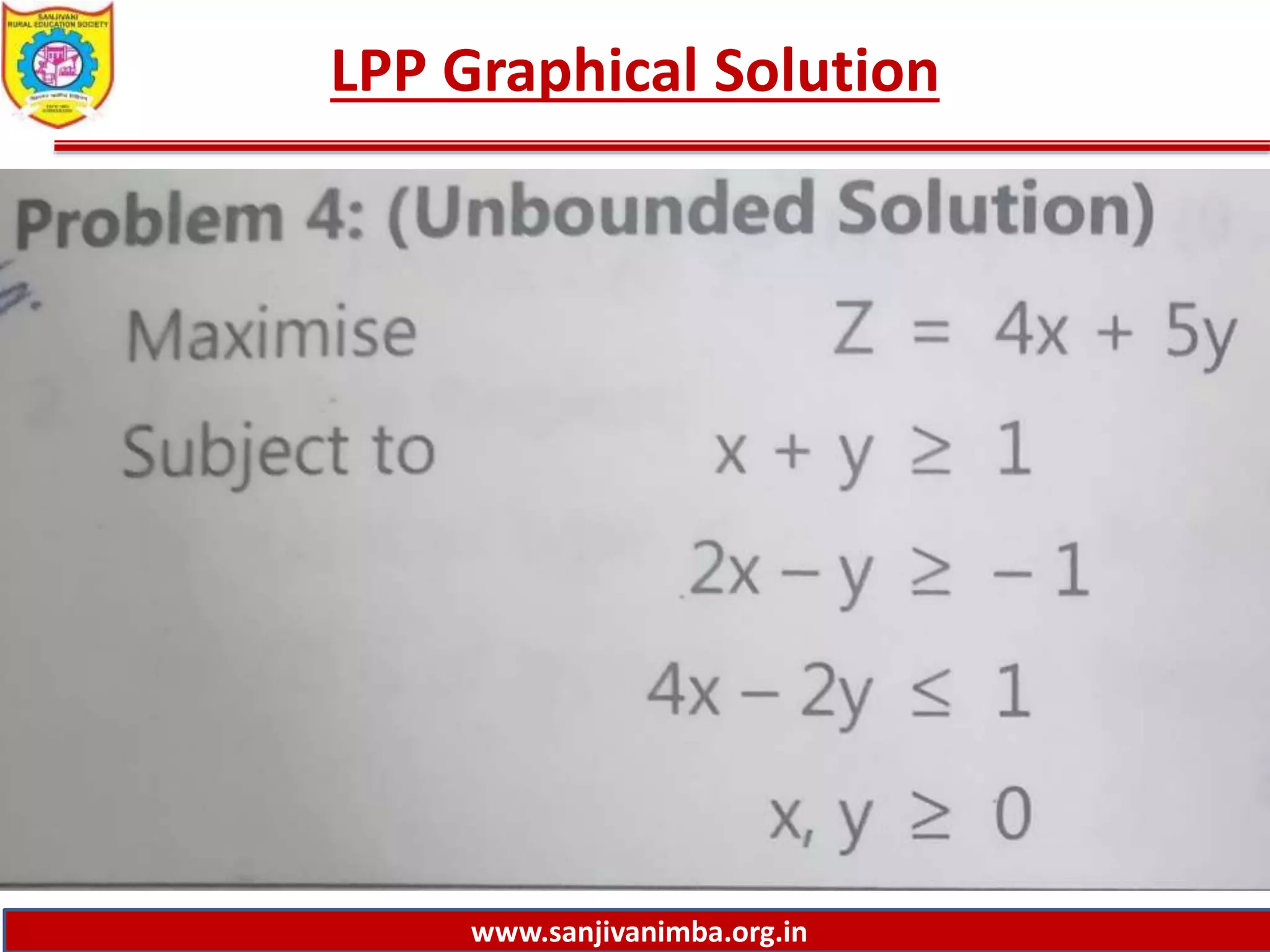 1.10 ds case 4 graphical solution to lpp | PPT