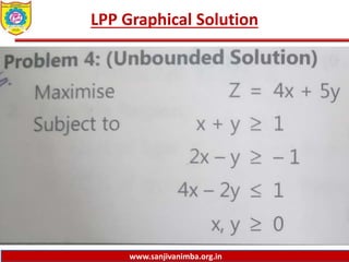 1.10 ds case 4 graphical solution to lpp | PPT