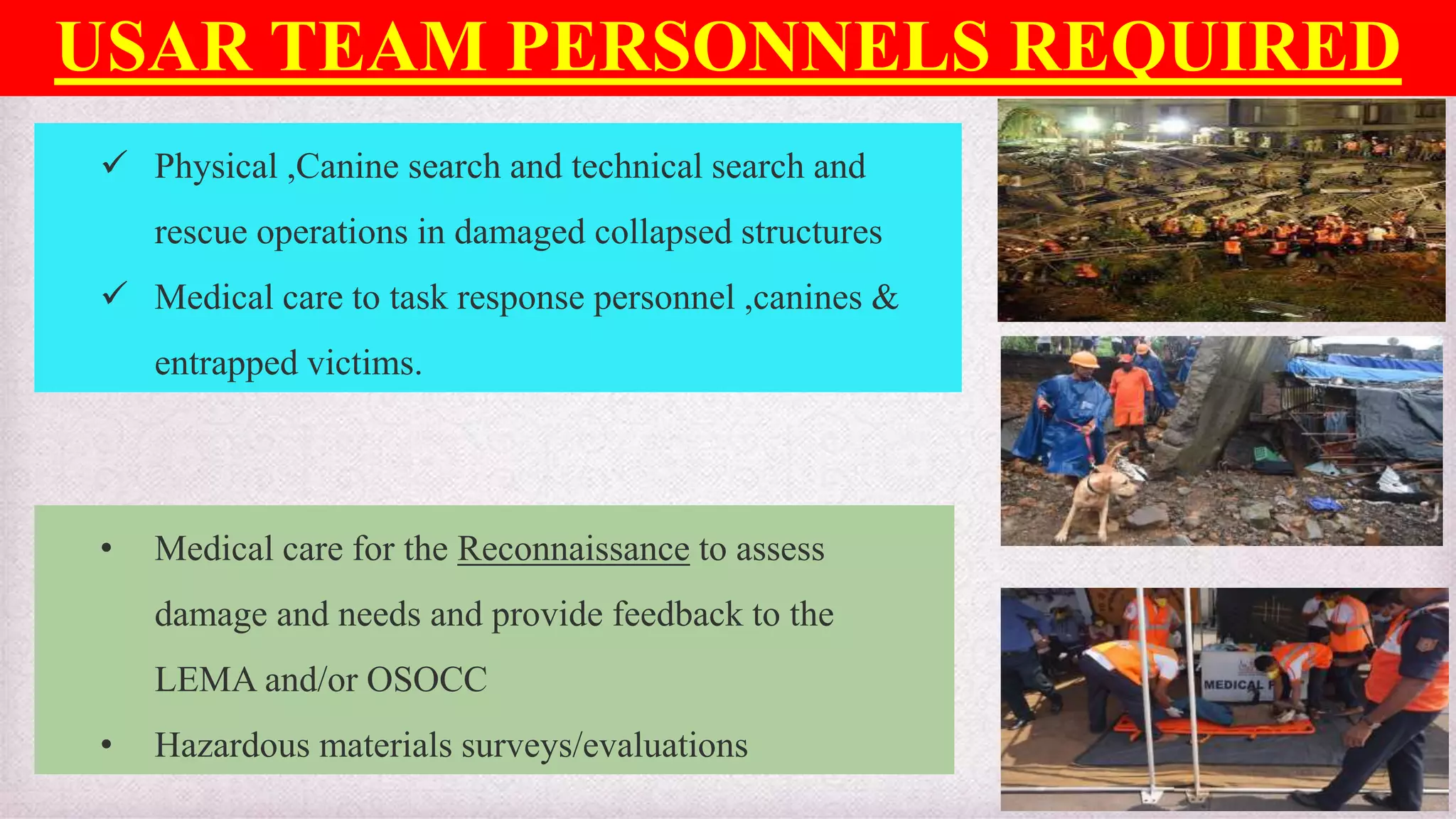 National usar capacity building | PPTX | Civil Engineering Industry ...