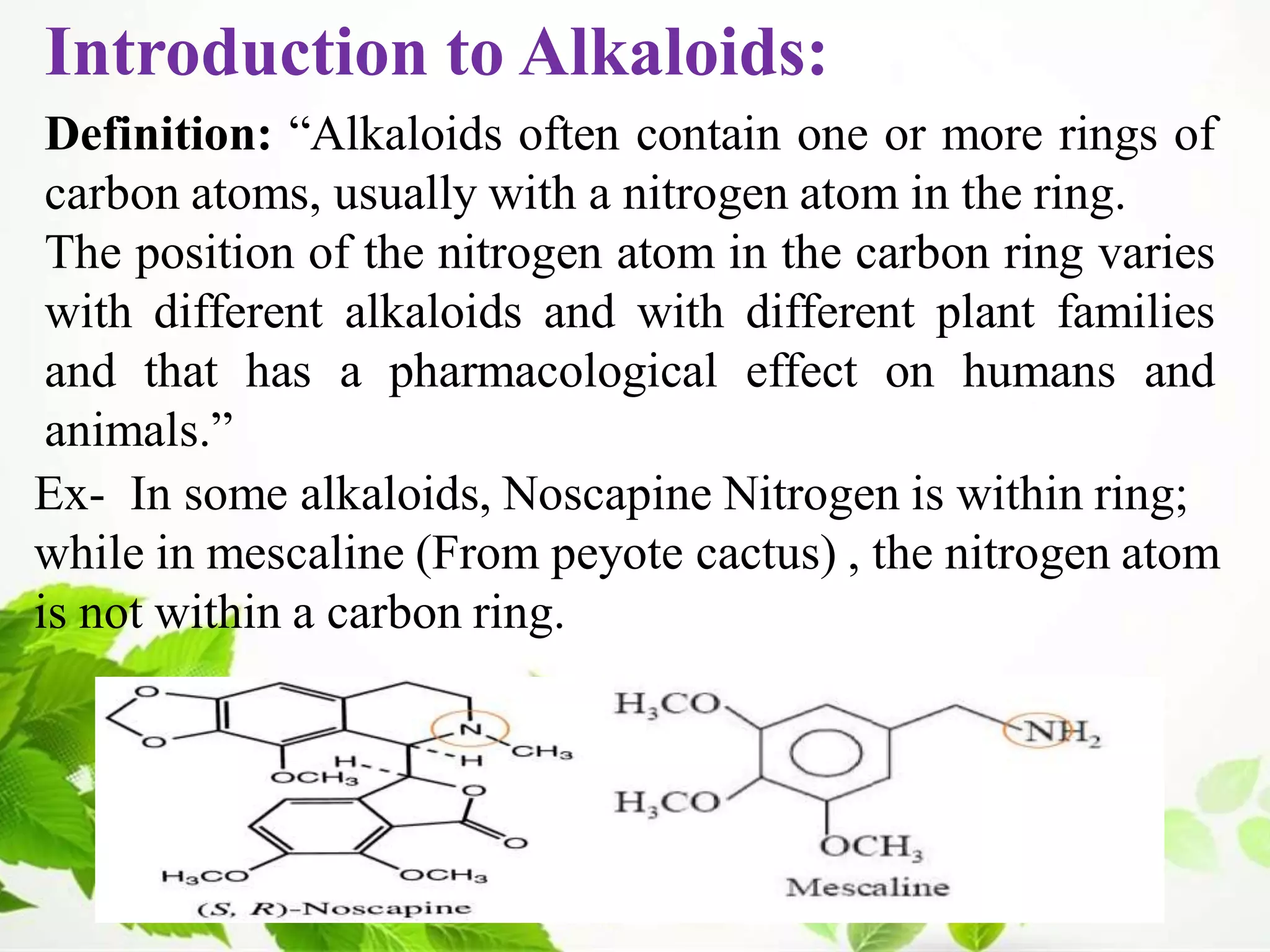 1.alkaloids | PDF