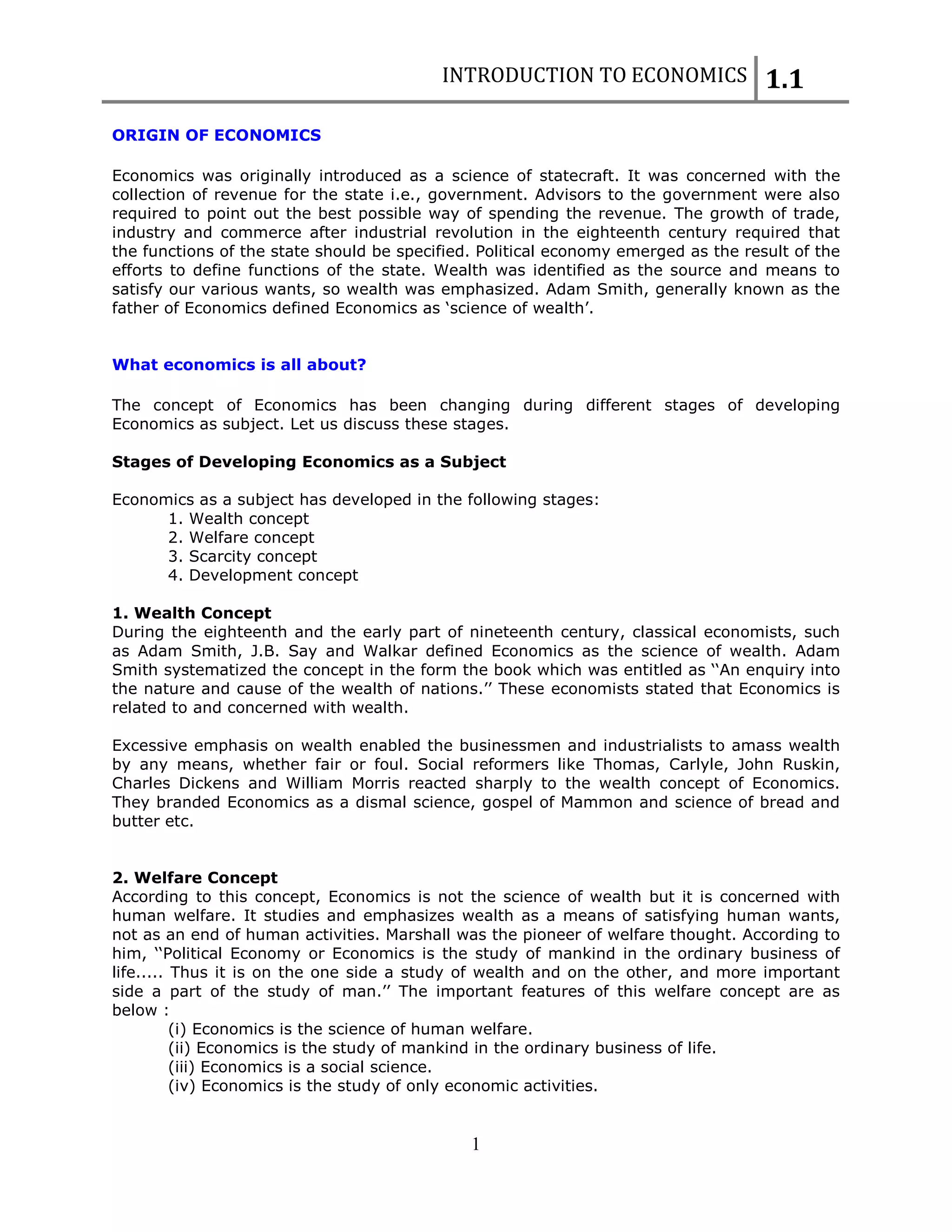 introduction to economics | PDF