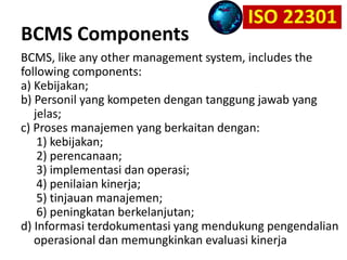 Konsep Fundamental ISO 22301_BCMS & Crisis Management _ Materi Training ...