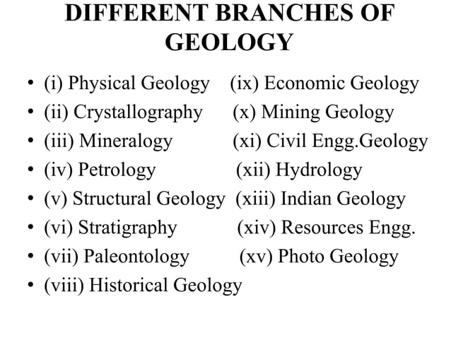 Introduction to geology | PPTX | Civil Engineering Industry | Industries