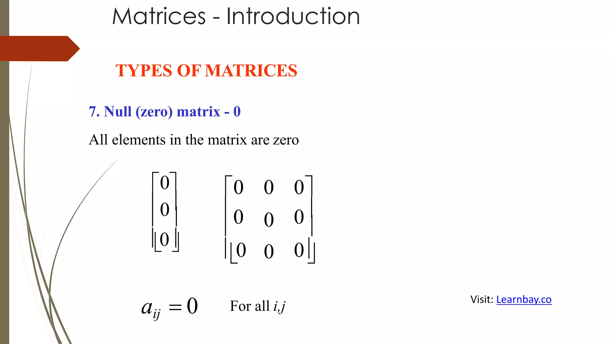Matrix introduction and matrix operations. | PDF