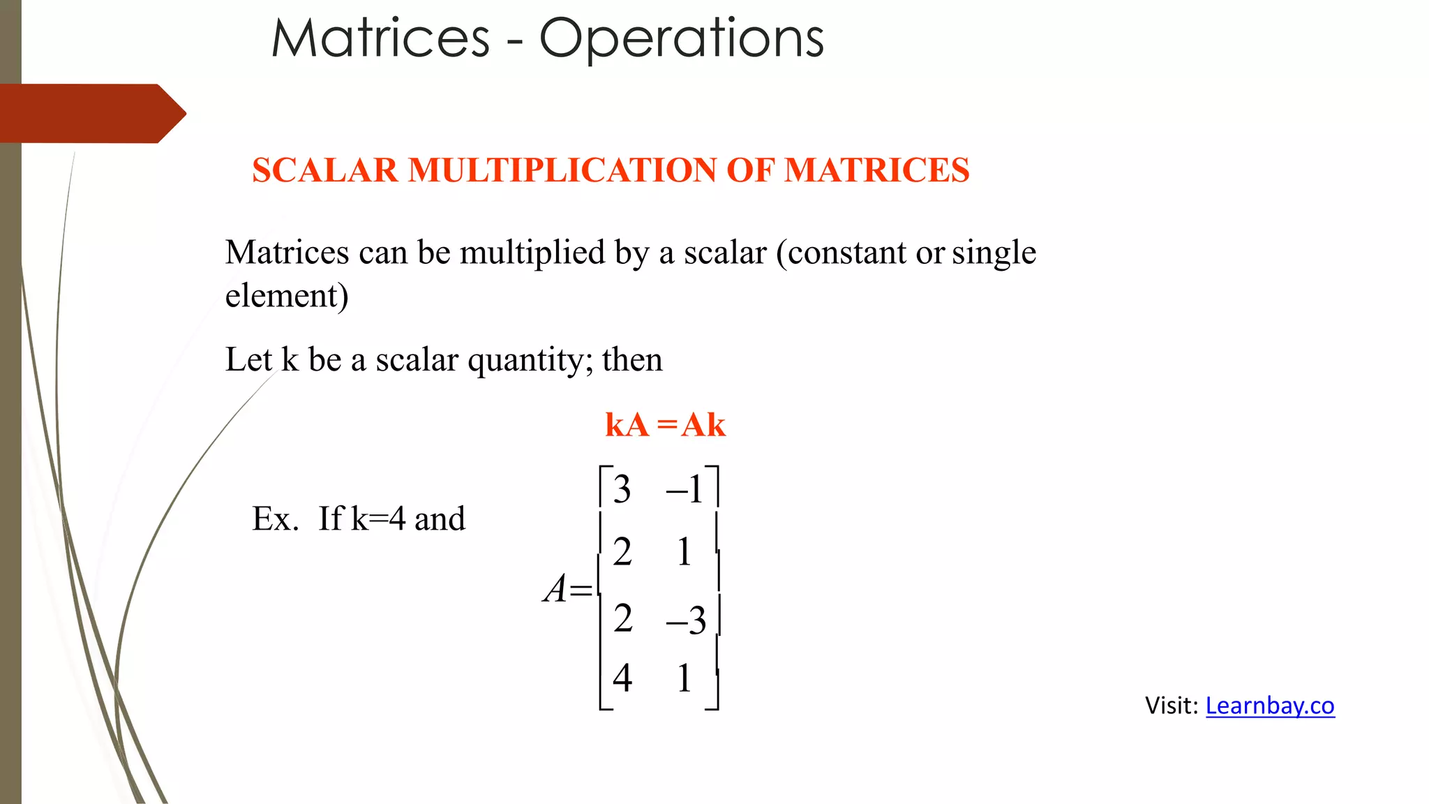 Matrix introduction and matrix operations. | PDF