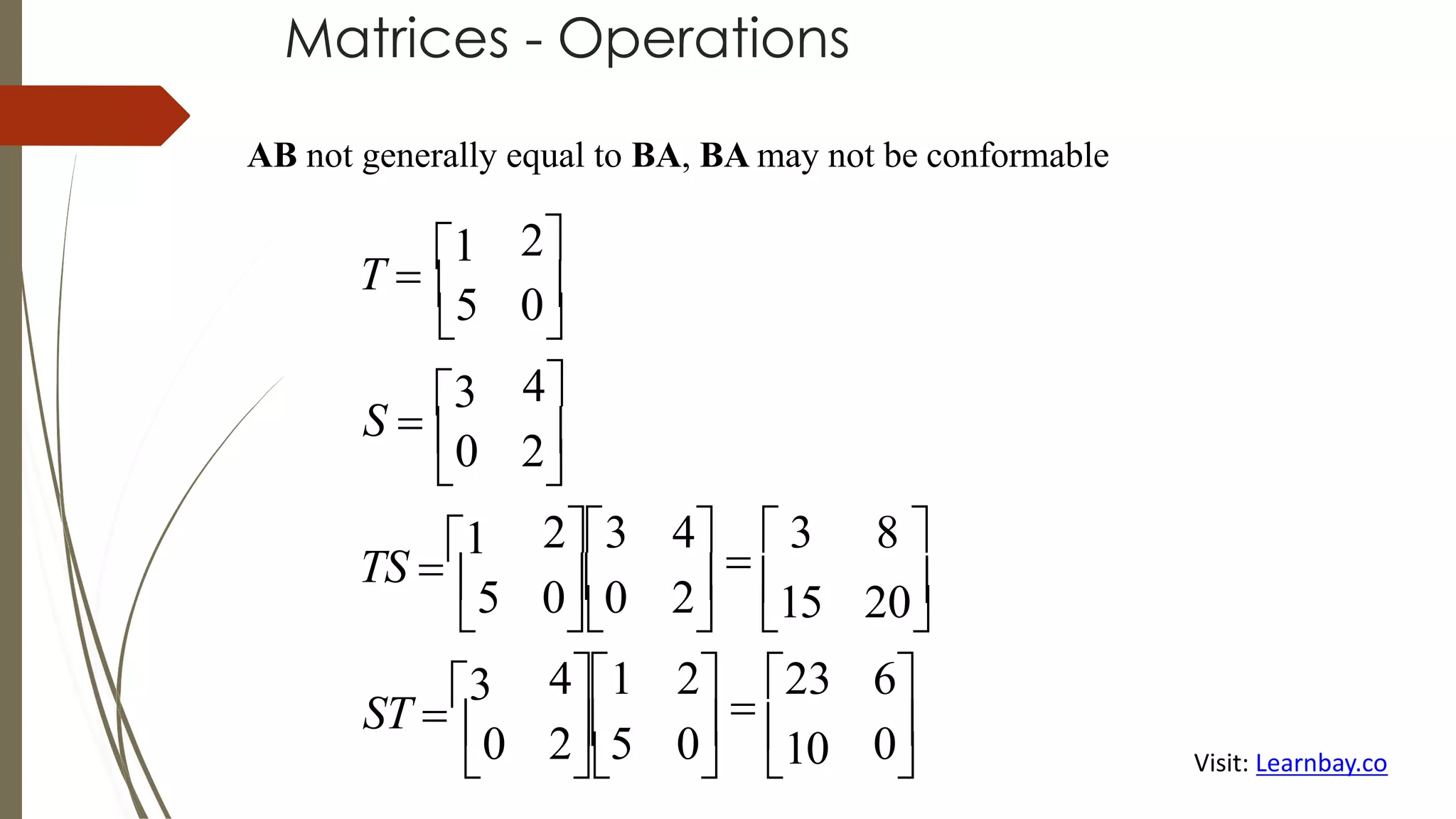 Matrix introduction and matrix operations. | PDF