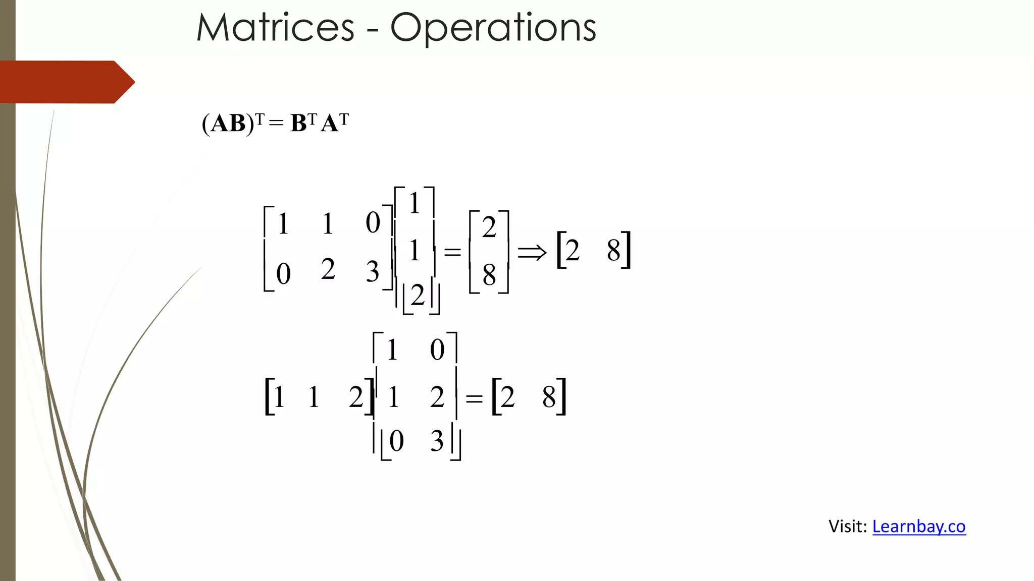 Matrix introduction and matrix operations. | PDF