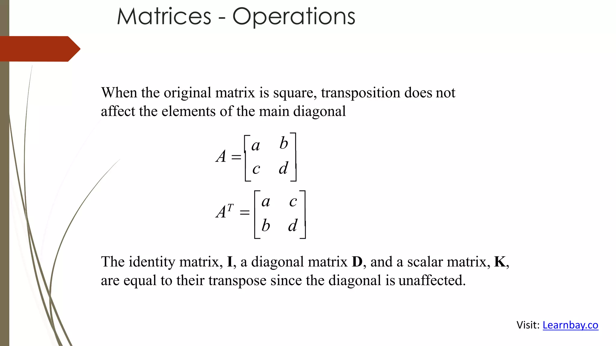 Matrix introduction and matrix operations. | PDF