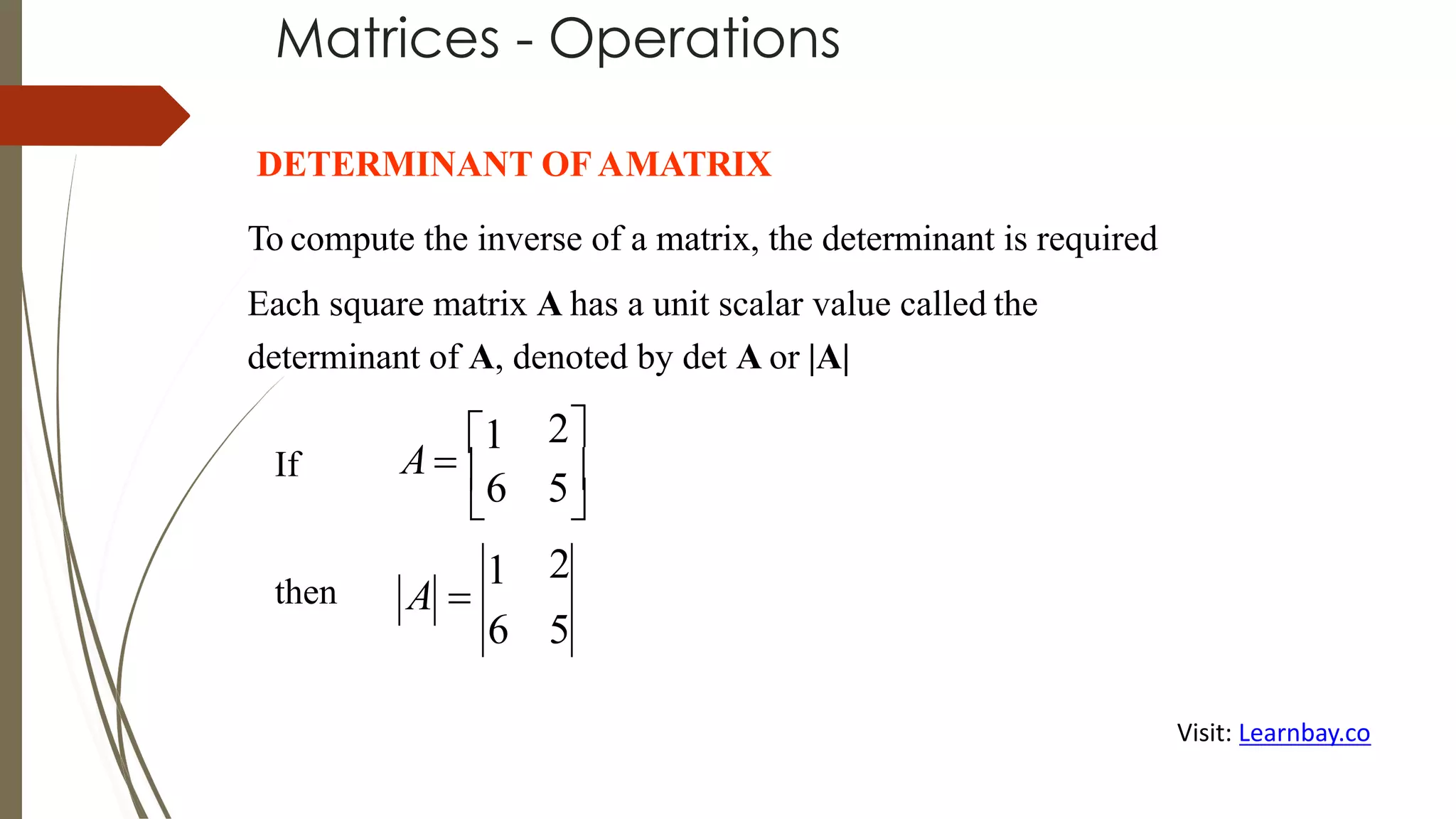 Matrix introduction and matrix operations. | PDF