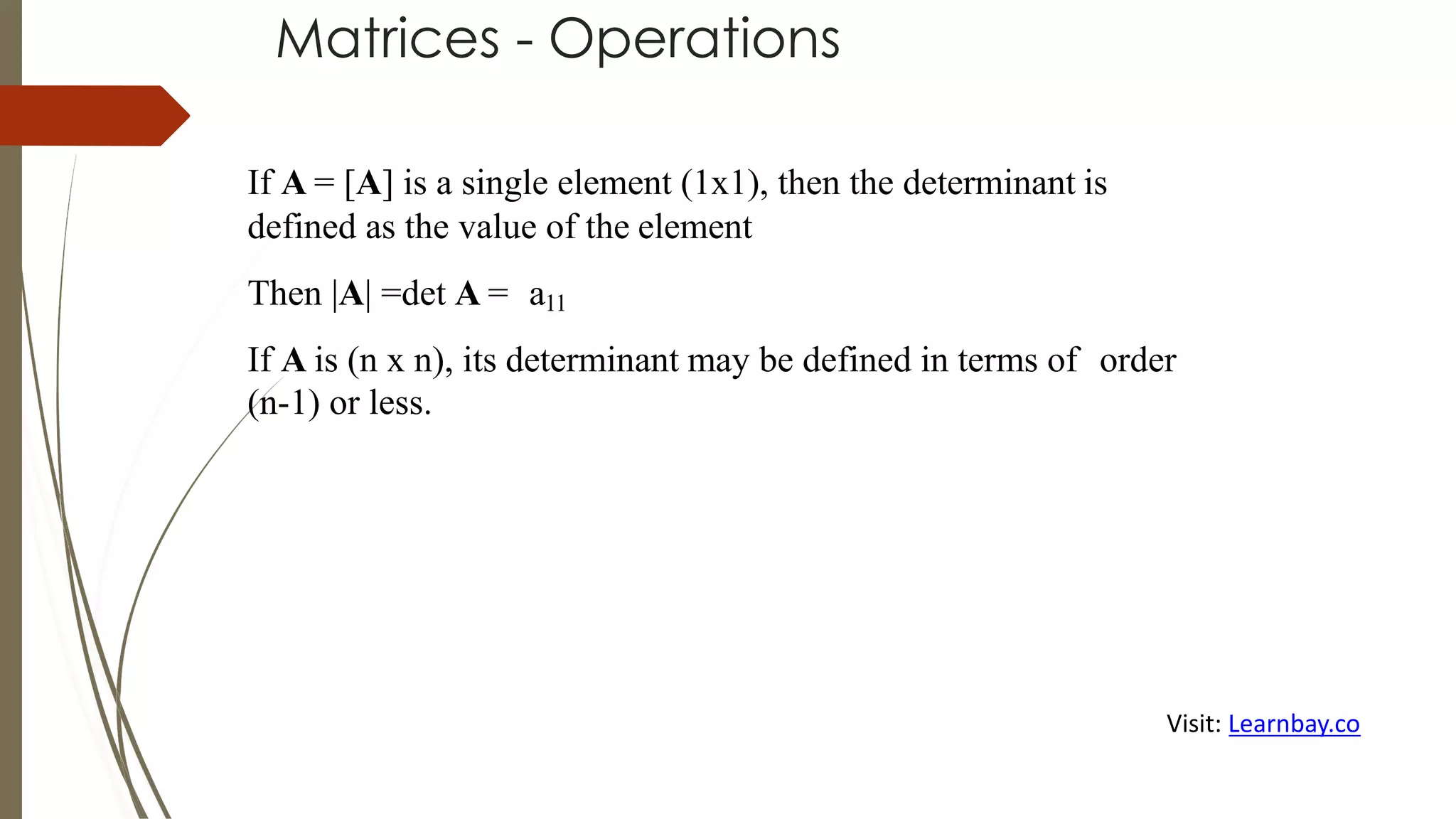 Matrix introduction and matrix operations. | PDF