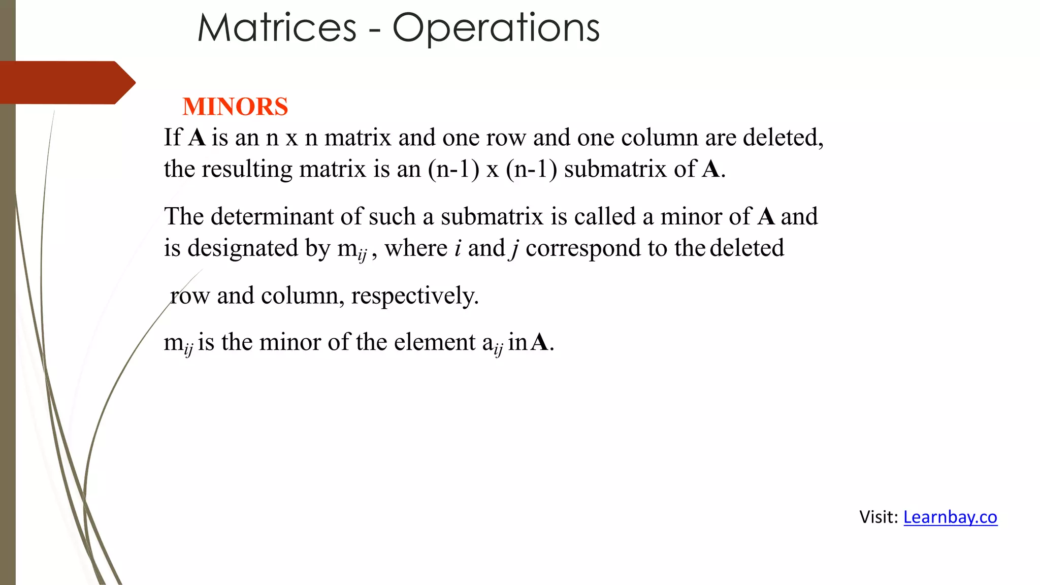 Matrix introduction and matrix operations. | PDF