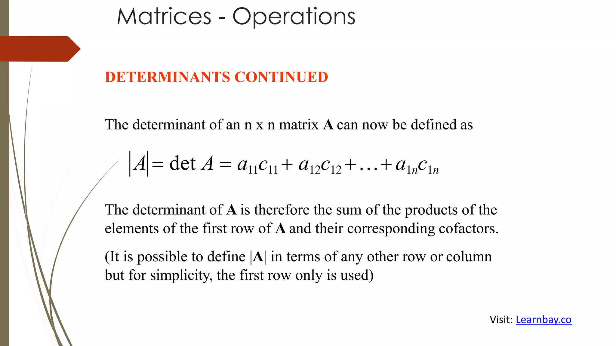 Matrix Introduction And Matrix Operations Pdf Physics Science