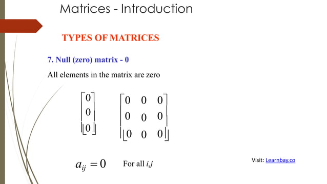Matrix introduction and matrix operations. | PDF | Physics | Science