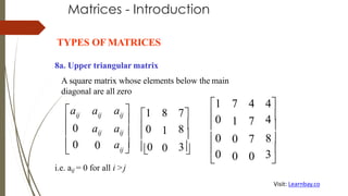 Matrix introduction and matrix operations. | PDF