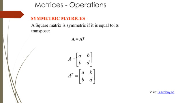 Matrix Introduction And Matrix Operations Pdf Physics Science