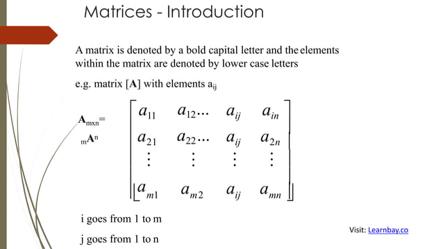 Matrix Introduction And Matrix Operations Pdf Physics Science