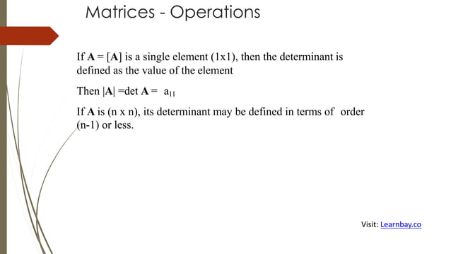 Matrix introduction and matrix operations. | PDF | Physics | Science
