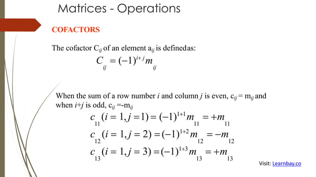Matrix introduction and matrix operations. | PDF | Physics | Science
