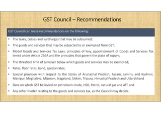 1.gst constitutional provisions and features of constitution (101st ...