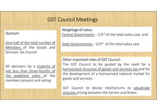 1.gst constitutional provisions and features of constitution (101st ...