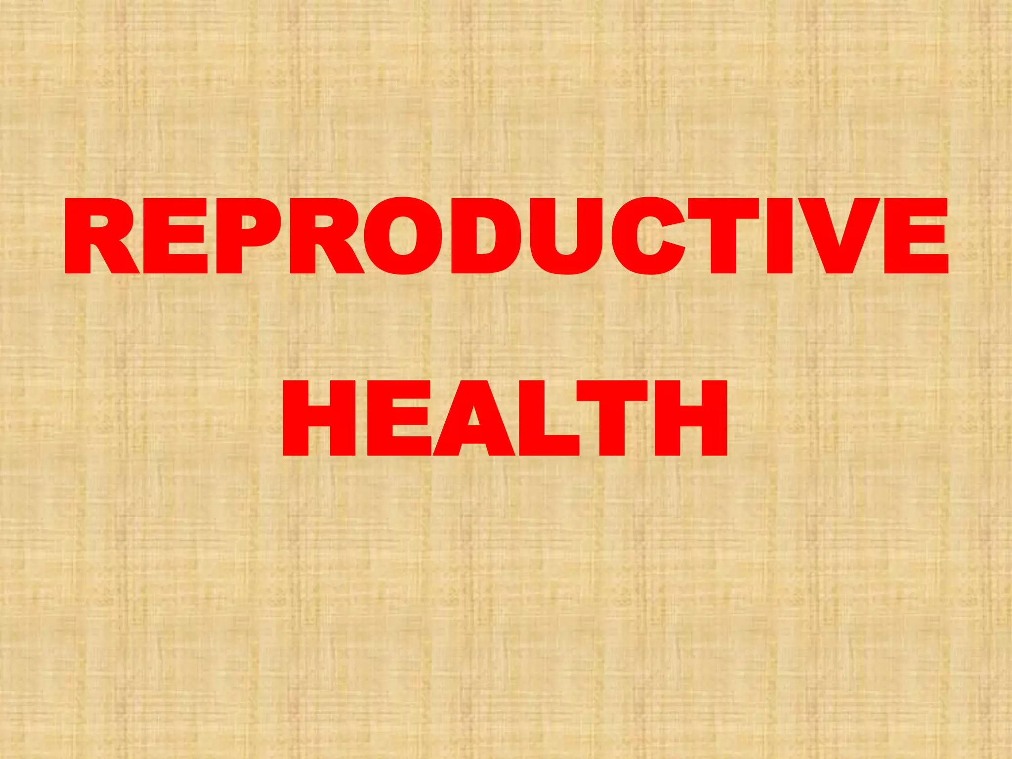 Reproductive health | PDF