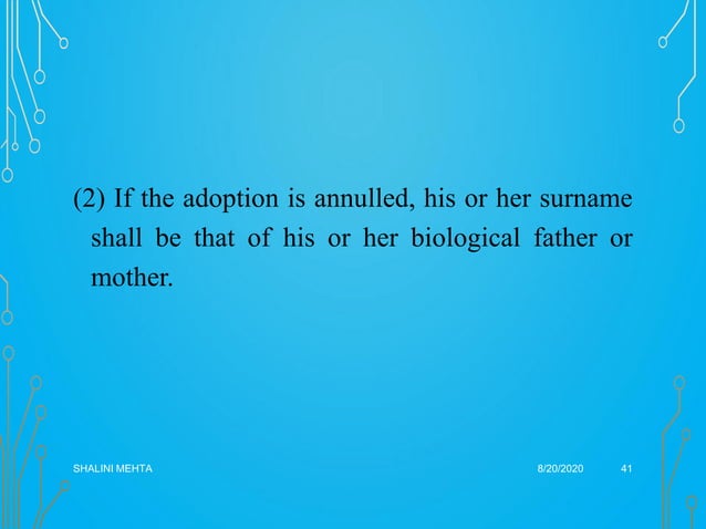 1. legal aspects of child adoption | PPT