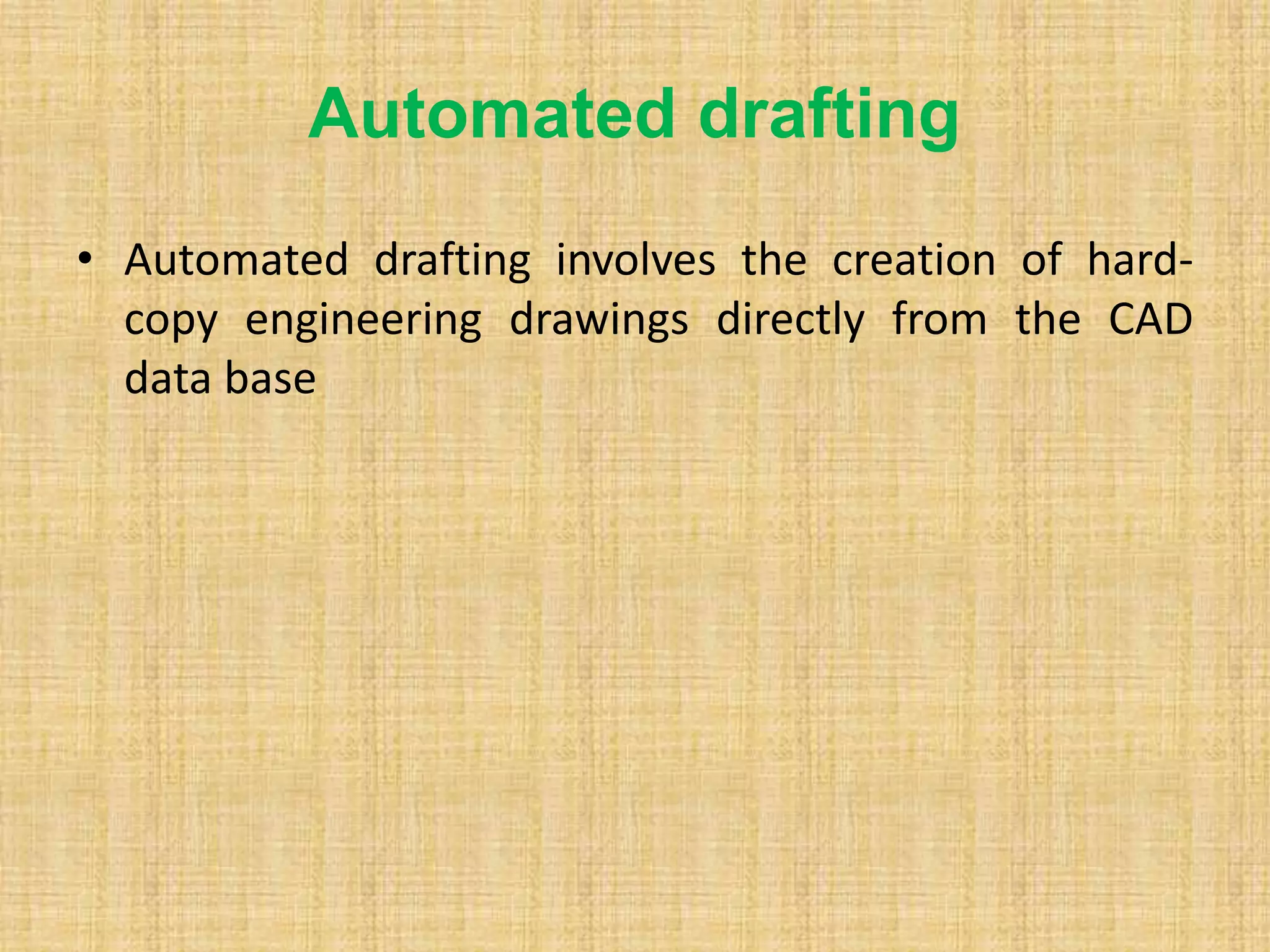 cad design process VS conventional design process | PPTX