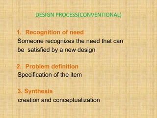 cad design process VS conventional design process | PPTX