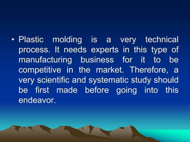 1. mould technology | PPT