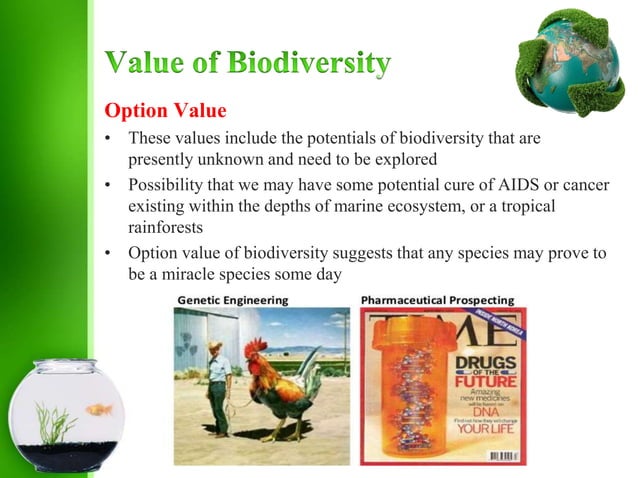 Biodiversity concept, types & its values | PPTX
